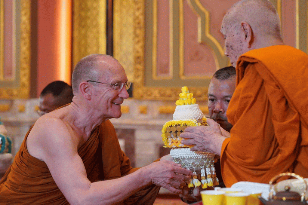 Ajahn Pasanno, Ajahn Amaro, & Ajahn Jayasaro Honored by Thai King