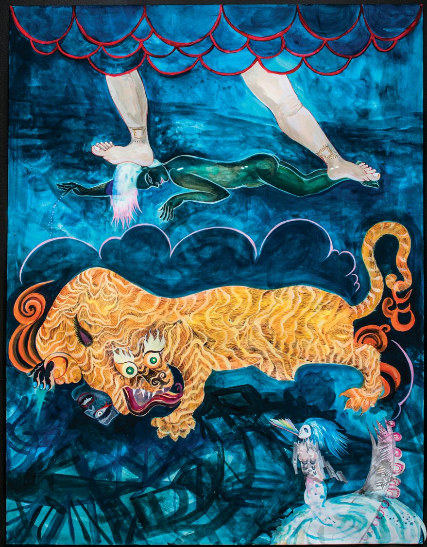 Fantasy and Folklore: Paintings by Chitra Ganesh - Tricycle
