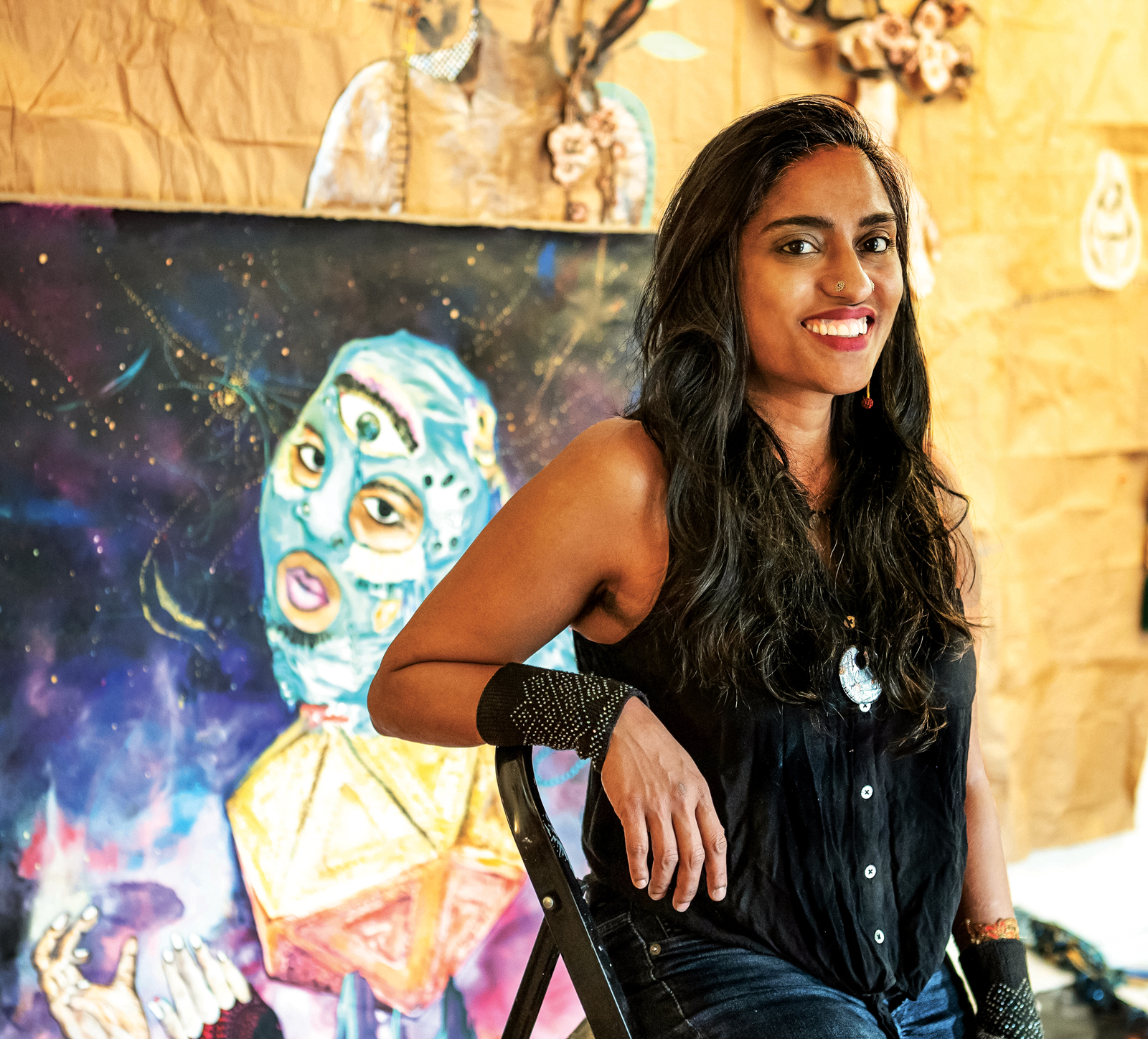 Fantasy and Folklore: Paintings by Chitra Ganesh - Tricycle