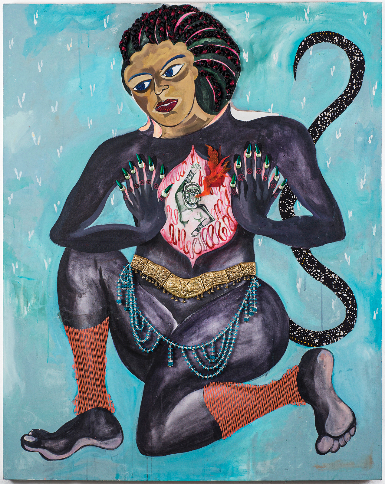 Fantasy and Folklore: Paintings by Chitra Ganesh - Tricycle
