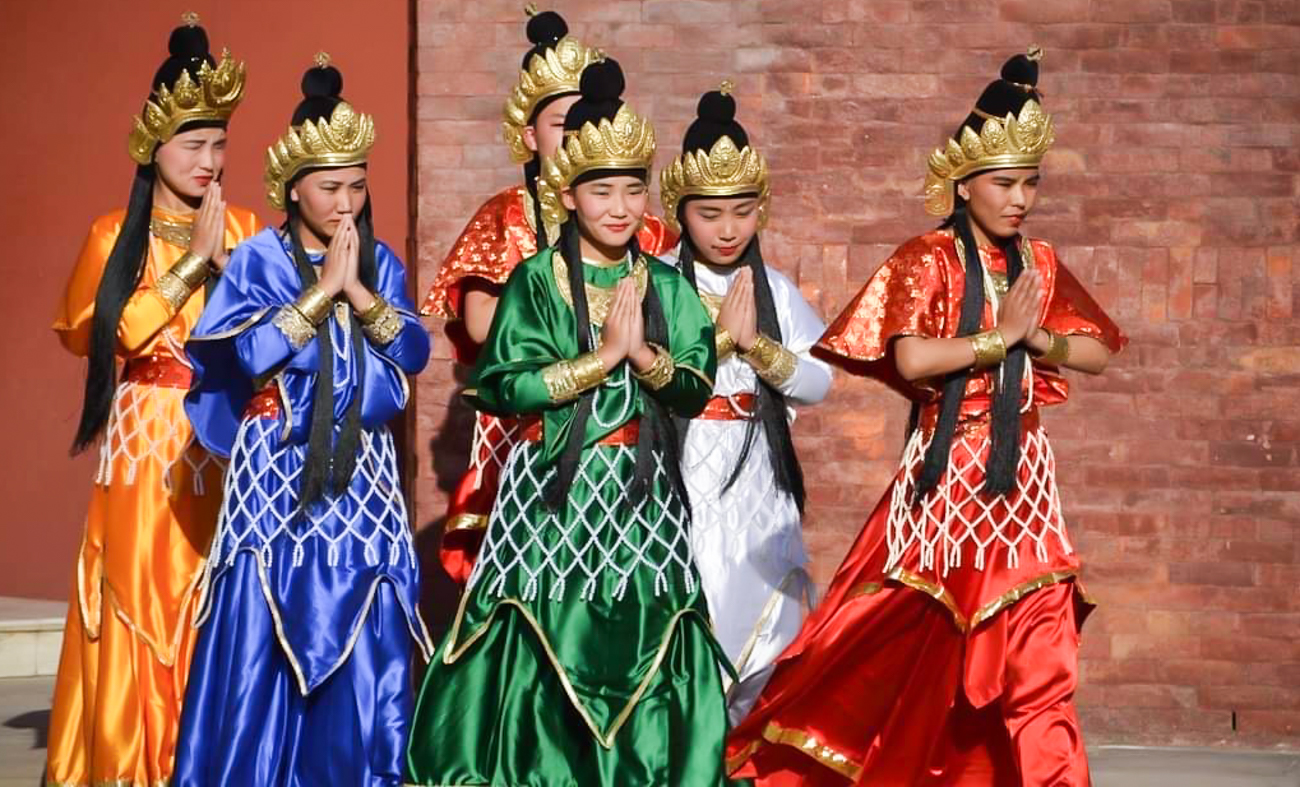 Nuns in Nepal Dance to a Milarepa Song of Interconnection
