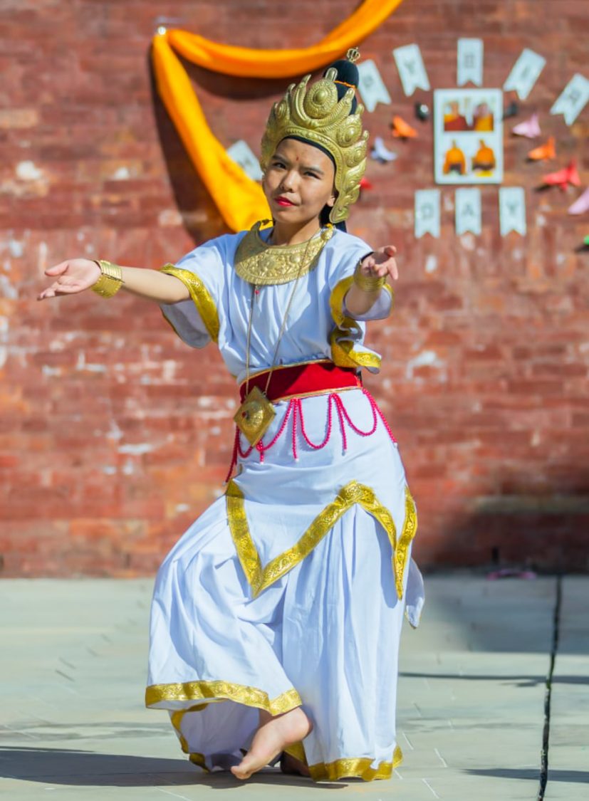 Nuns in Nepal Dance to a Milarepa Song of Interconnection
